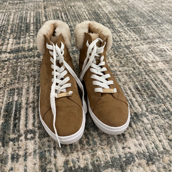 Shoes | Fuzzy Suede Sneakers | Poshmark